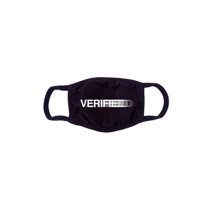 Verifed "Blur" Logo Face Mask – Yeezy Busta